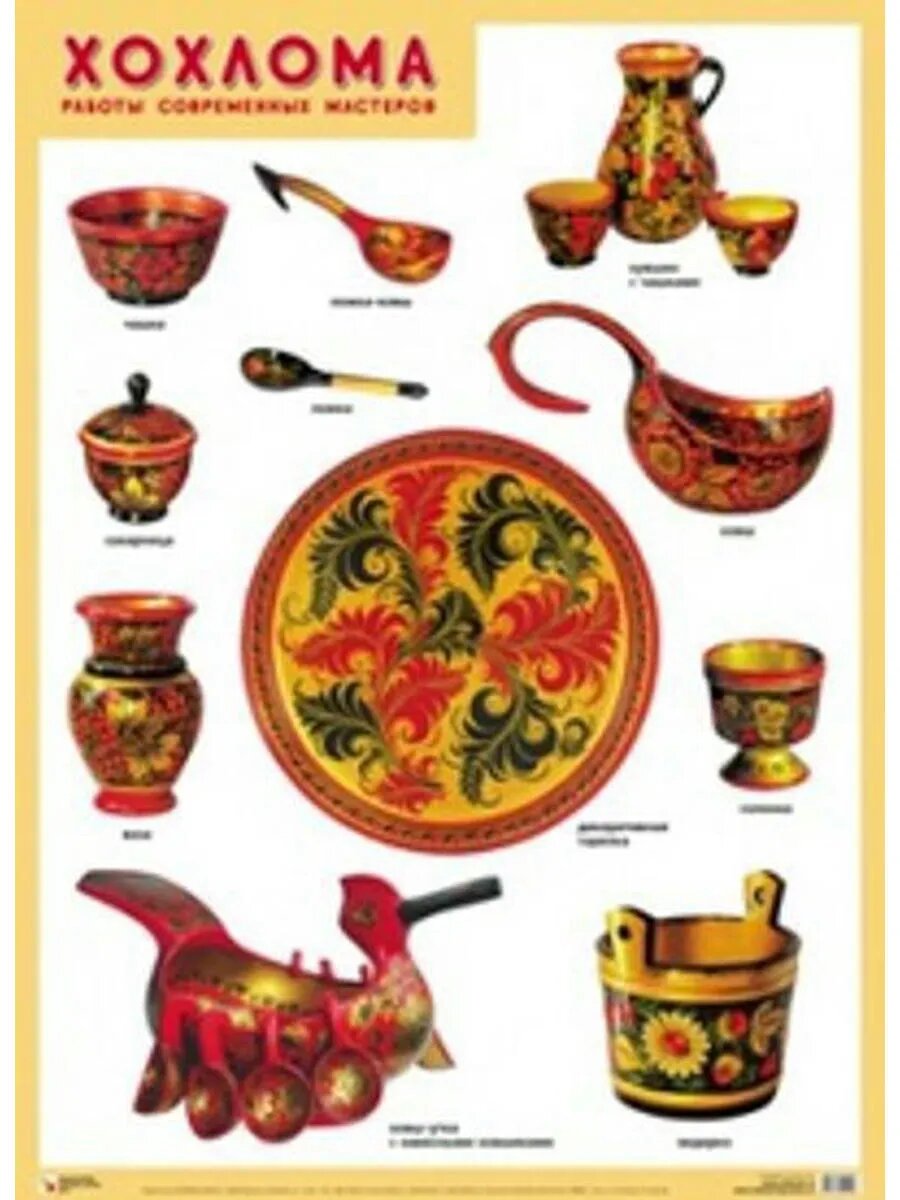 Хохлома. Работы современных мастеров 50 x 69