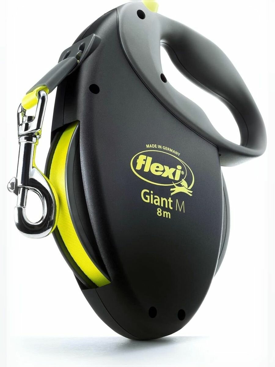 Flexi Giant Neon S/M, 8 метров до 25 кгПоводок-рулетка для собак