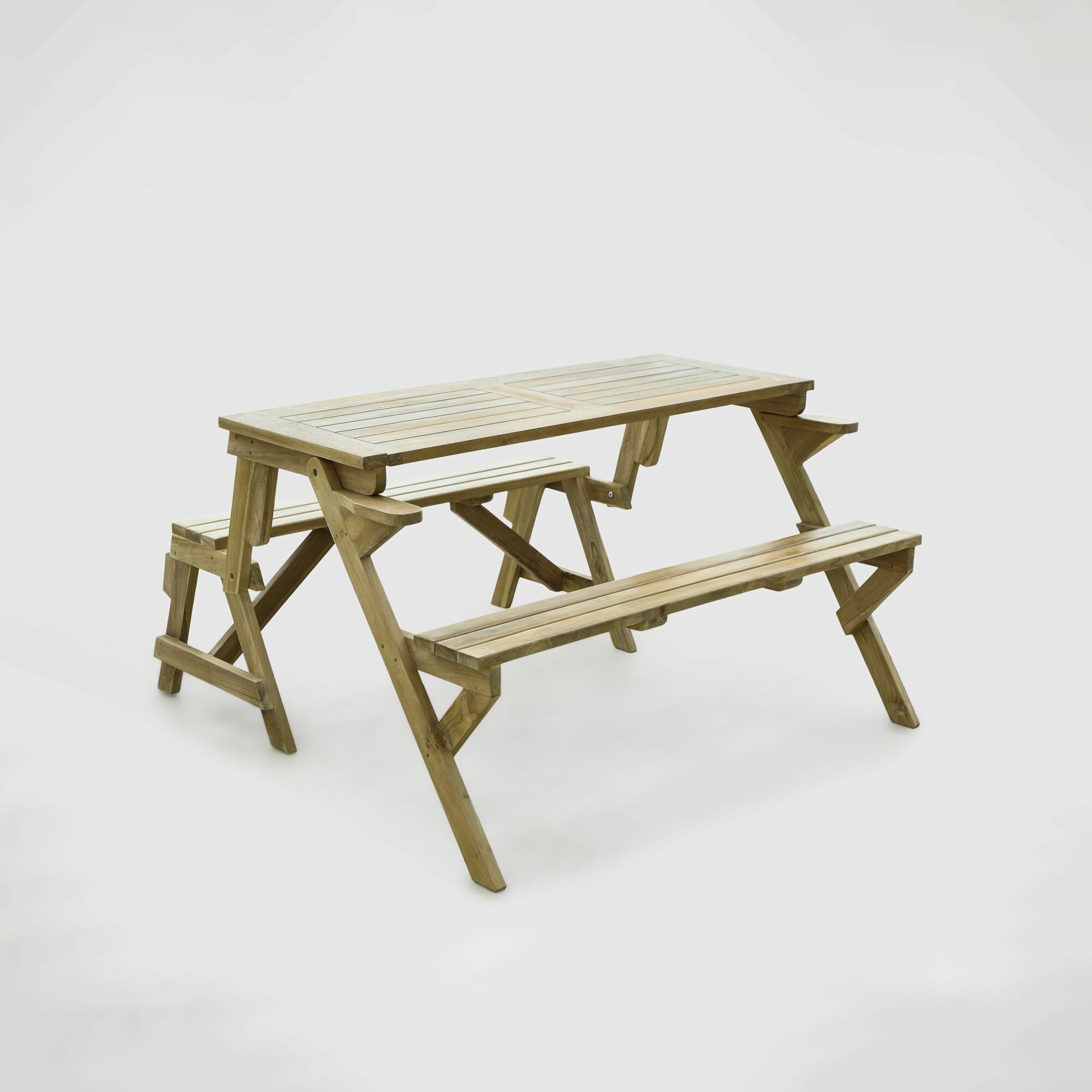 Комплект садовой мебели Rohman Java Magic скамейка-трансформер 138х130х76 см