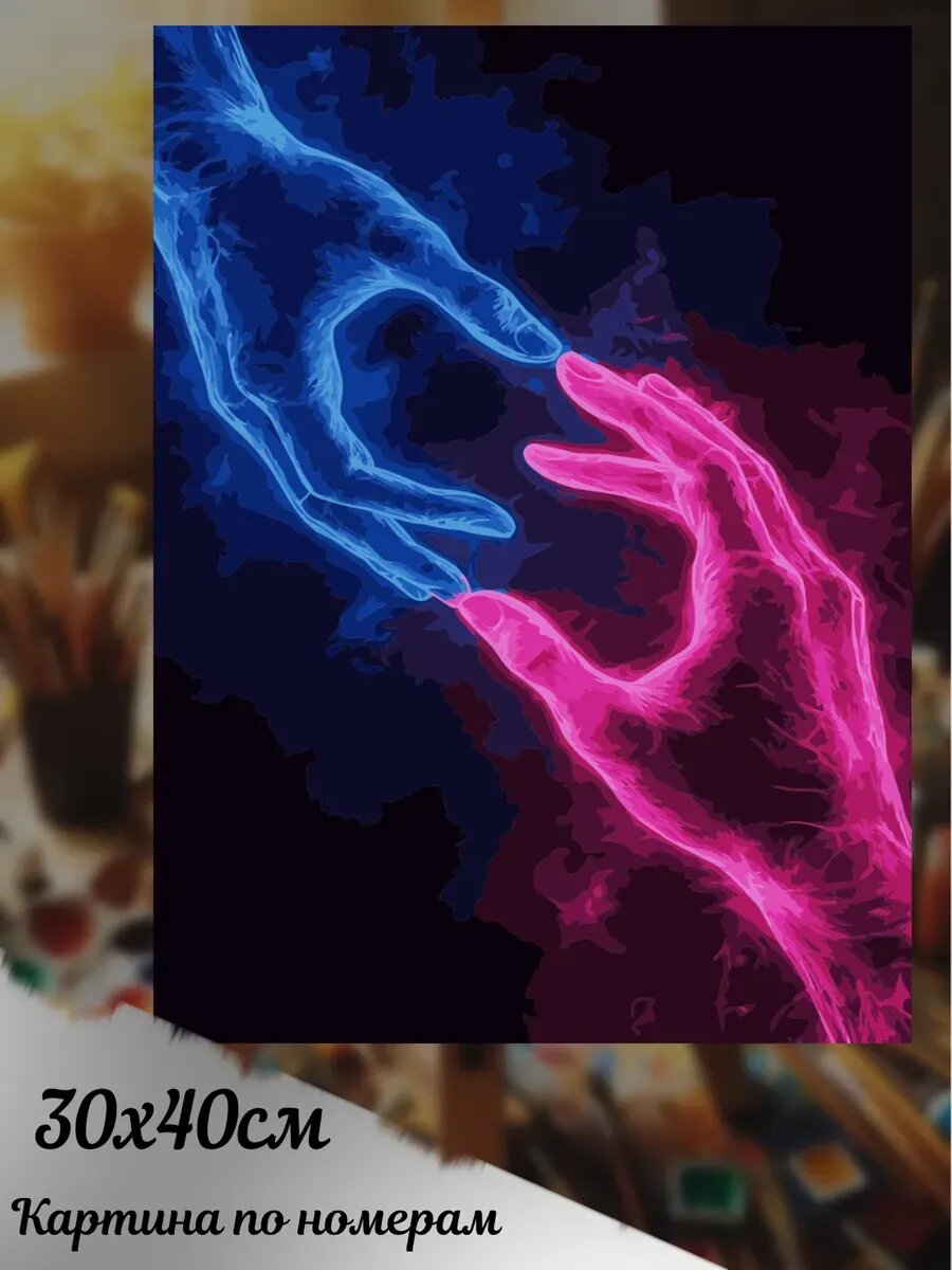 Картина по номерам руки