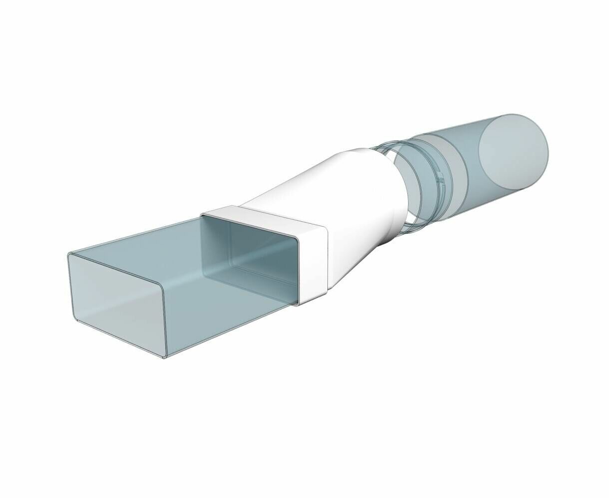 Соединитель плоских и круглых каналов ERA 922СП15КП 90x220/150