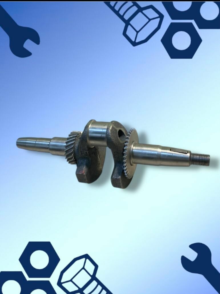 Коленвал под конус на двигатель 168F/170F на мотоблок