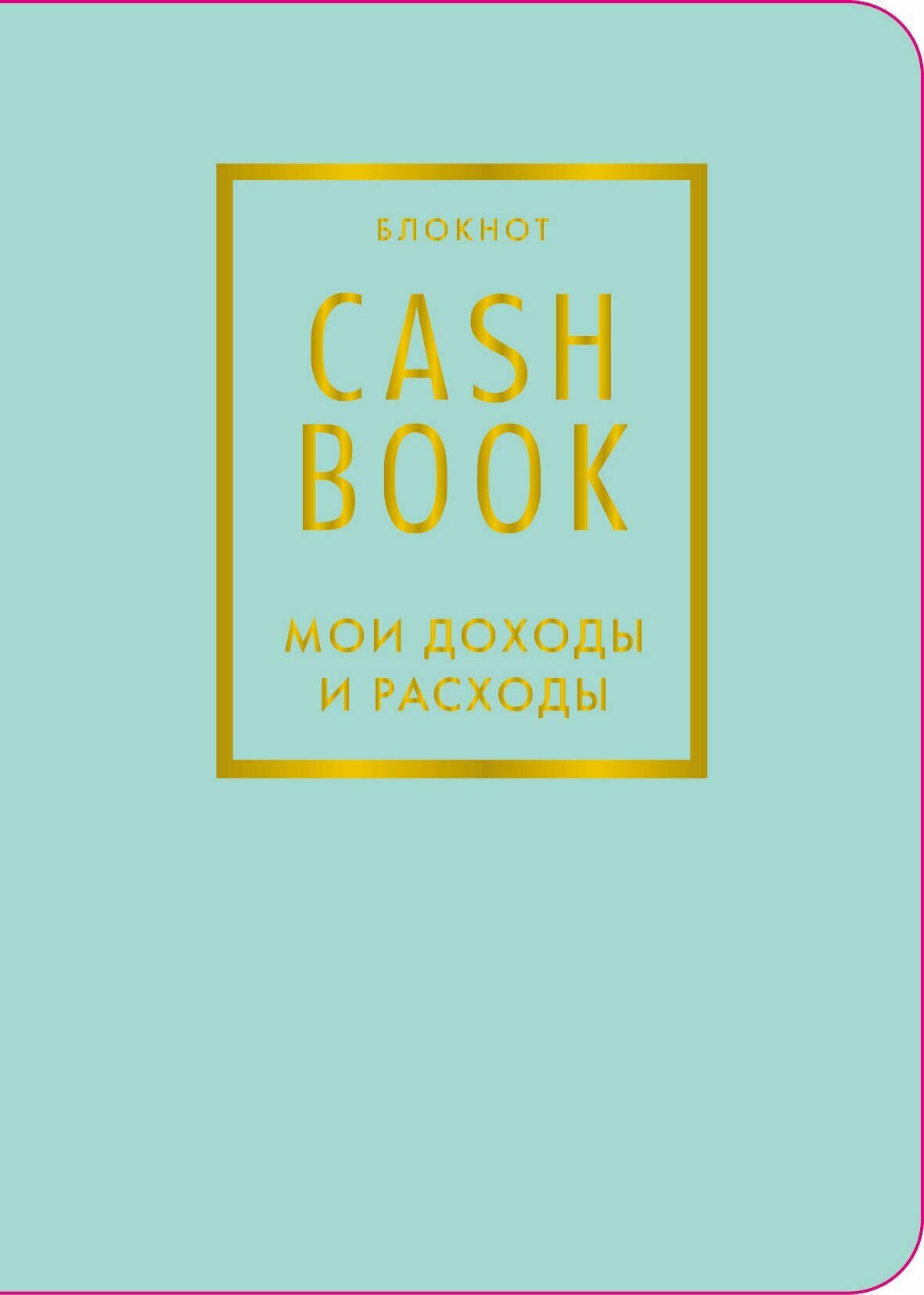 Записная книжка А6 88л "CashBook Мои доходы и расходы 6-е издание (мятный)"