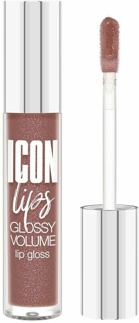 LUXVISAGE Блеск для губ ICON LIPS GLOSSY VOLUME с эффектом объема, тон 506