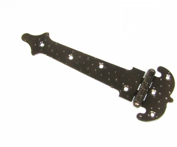 Петля-стрела фигурная ноэз ПС-250-SL, полимерное покрытие, бронзовый металлик