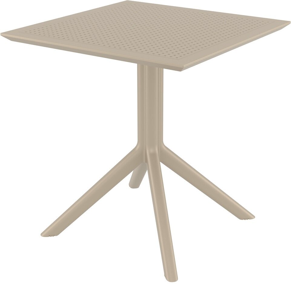 Стол садовый пластиковый Siesta Contract Sky Table 70, бежевый