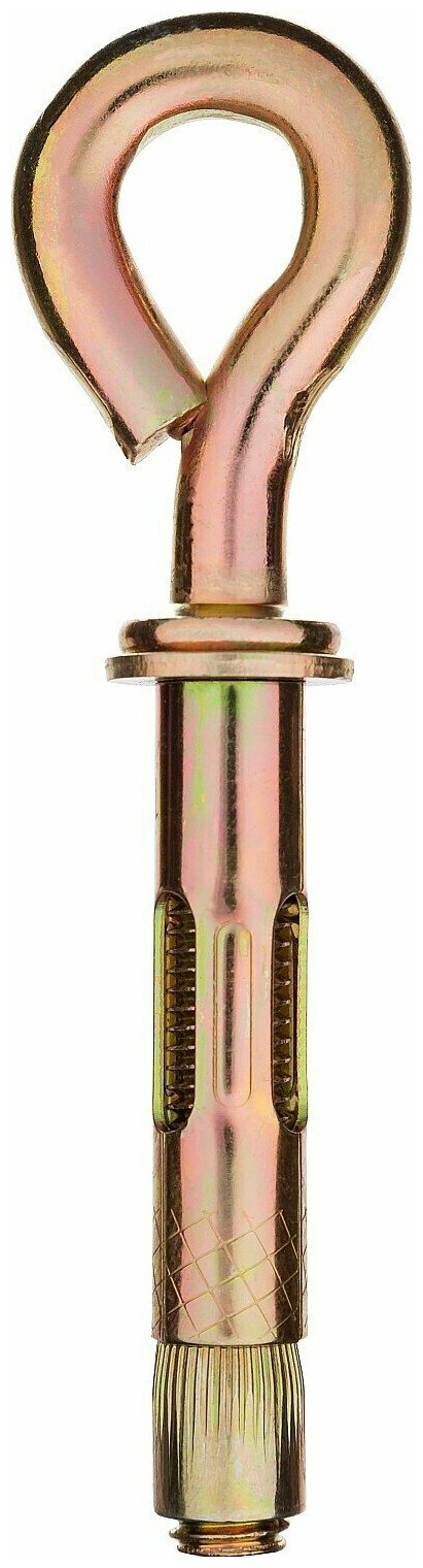 Болт анкерный с кольцом, 8 x 40 мм, 60 шт, желтопассивированный, ЗУБР Профессионал