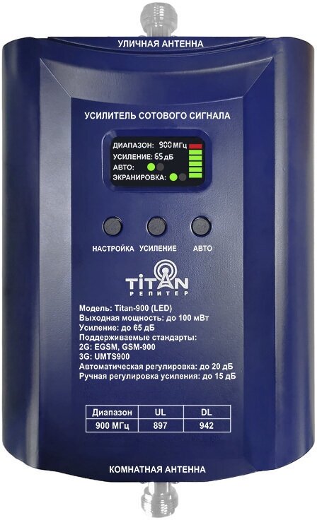 Репитер Vegatel tn 900 Pro Led R90687