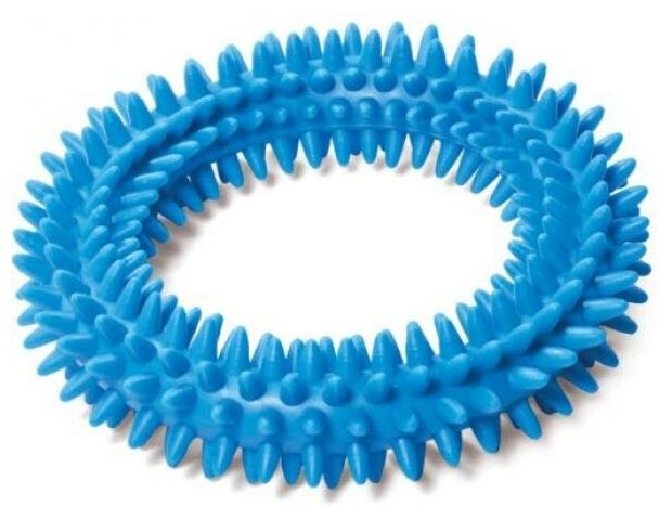 Triol Игрушка для собак из цельнолитой резины "Кольцо с шипами", 11,5см