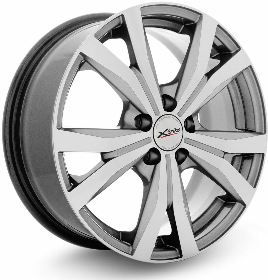 Диск литой X'trike X-119 6,5\R16 5*114,3 ET45 d67,1 HSB/FP [29159] Fb max 650 kg легкосплавный