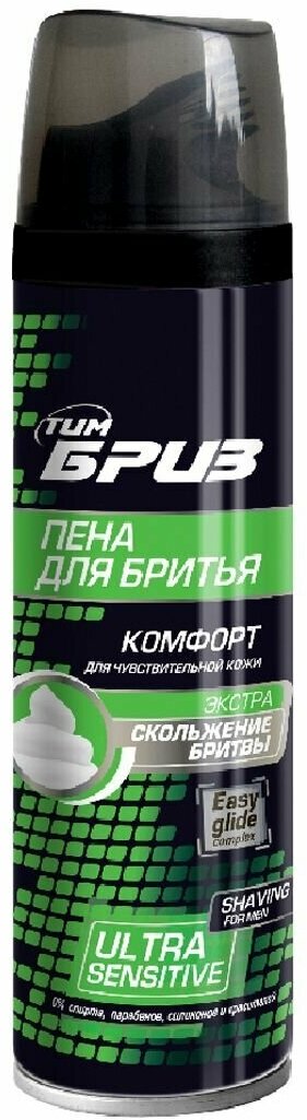 ТимБриз Пена для бритья Комфорт для чувствительной кожи 200мл