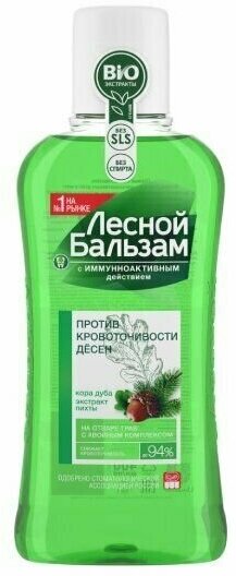 Ополаскиватель Лесной бальзам для полости рта При кровоточивости 400 мл