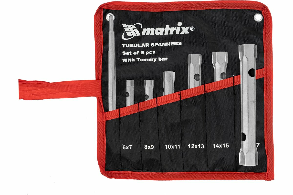 MATRIX Набор трубчатых торцевых ключей 7 пр. 13719 для ремонта и обслуживания