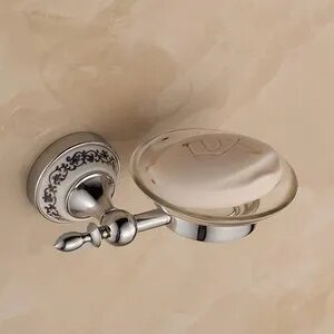 Роскошная вешалка для полотенец, настенный набор аксессуаров для ванной комнаты, керамический набор фурнитуры для ванной из нержавеющей стали, хромированный держатель для туалетной щетки