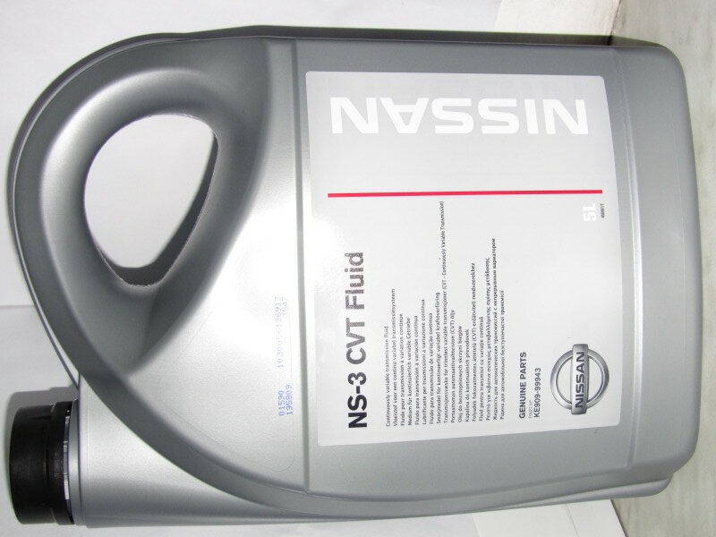 NISSAN KE90999943 Масло транс. NISSAN CVT NS-3 5л