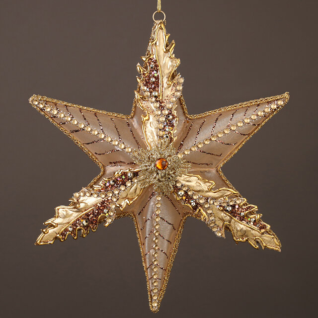 Елочная игрушка Звезда Садко 28 см, подвеска, Winter Deco, 2007679