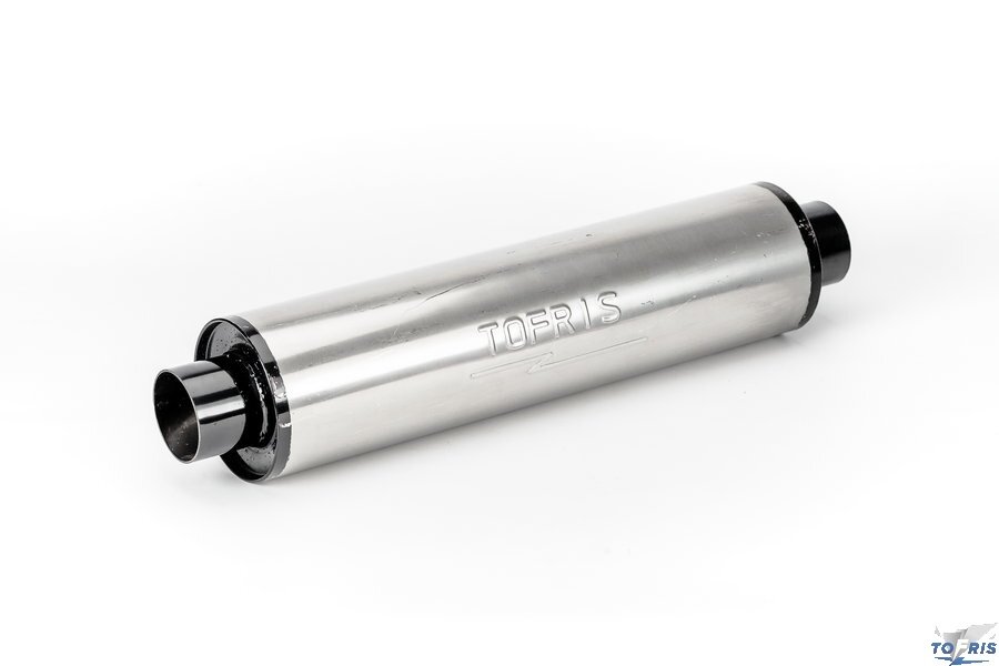 Резонатор 110x550x51мм универсальный, нерж. сталь