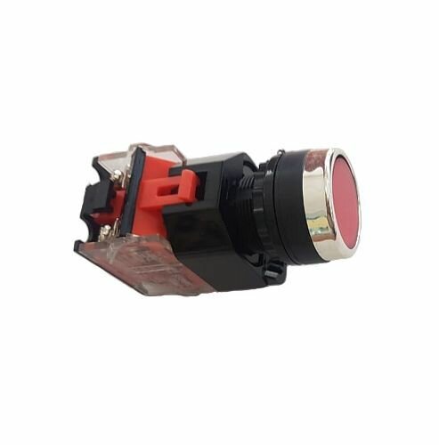 Кнопка Saroglidi Electric SBS0-DY-11, без подсветки, красный, 1з + 1р, 10А, 600В