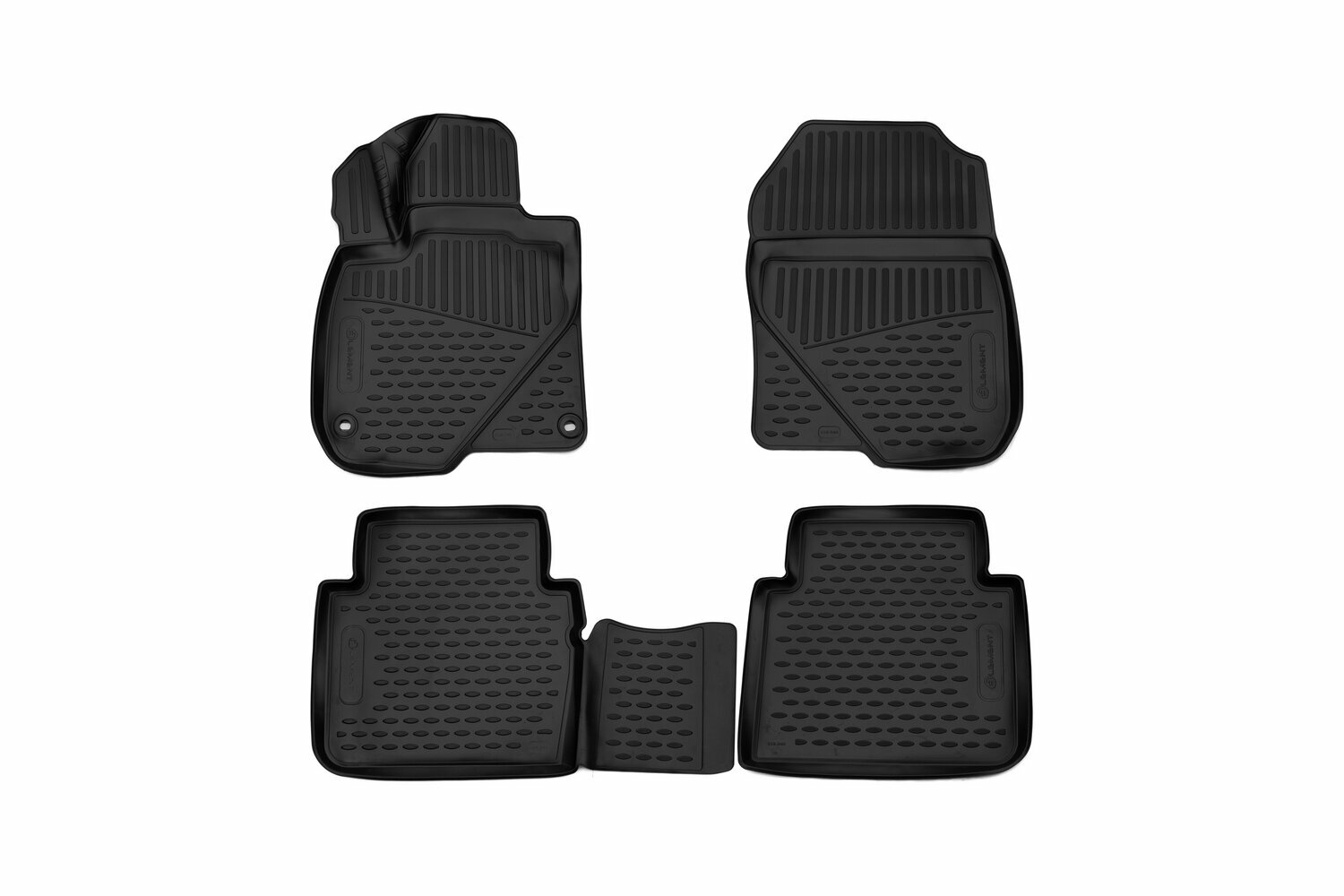 Коврики 3D в салон HONDA CR-V, 08/2017-, кроссовер, 4 шт. (полиуретан) Element. ELEMENT3D1840210K