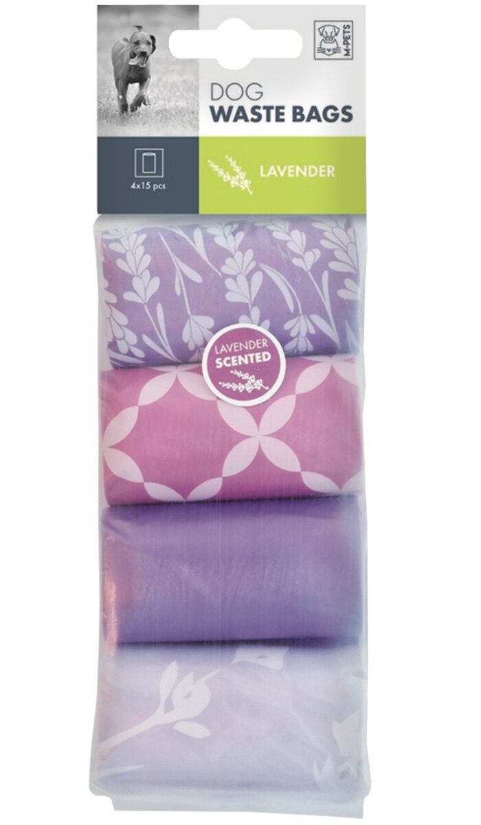 Пакеты гигиенические M-Pets для выгула собак с ароматом лаванды уп. 60 шт 1 шт