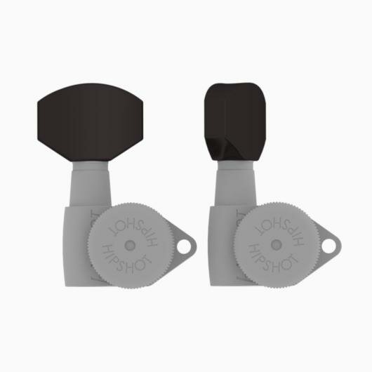 Бутон для колков HIPSHOT 6B1HEX-B D07, черный