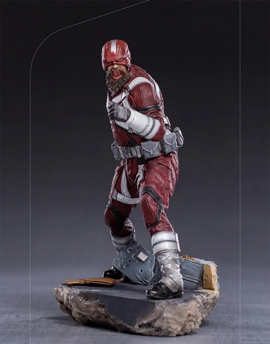 Коллекционная фигурка Iron studios 1/10 Black Widow Red Guardian (Айрон Студиос Черная вдова Красный страж , 18 см)