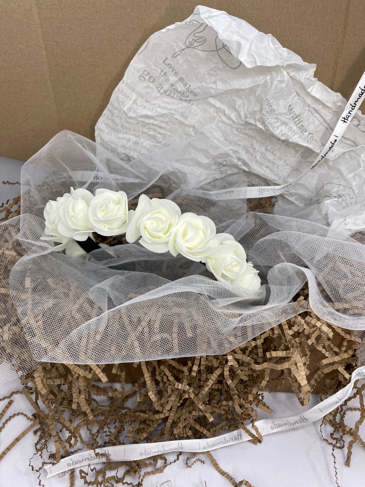 Ободок "Розы мини" ручной работы.