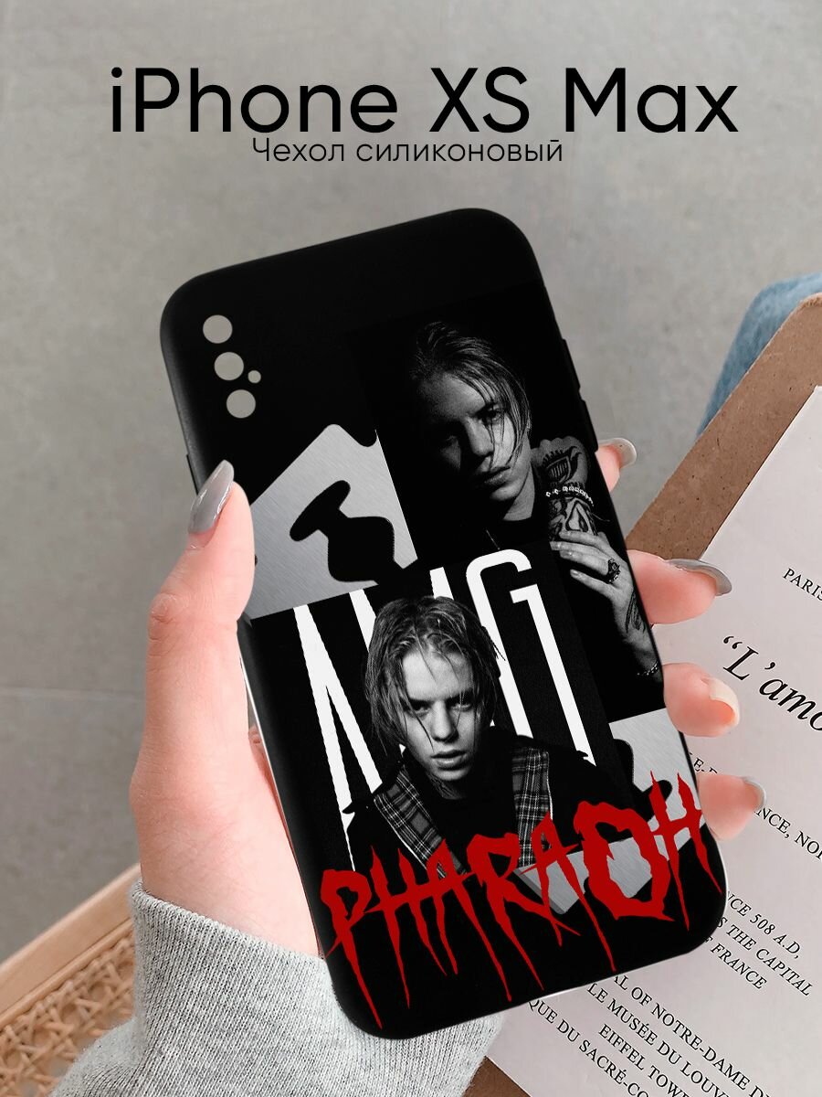 Чехол на Iphone XS MAX силиконовый с принтом Pharaon Фараон