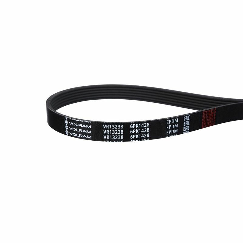 Ремень поликлиновой 6PK1428 для а/м Volkswagen Golf, AUDI A3, SKODA Octavia, VOLRAM VR13238