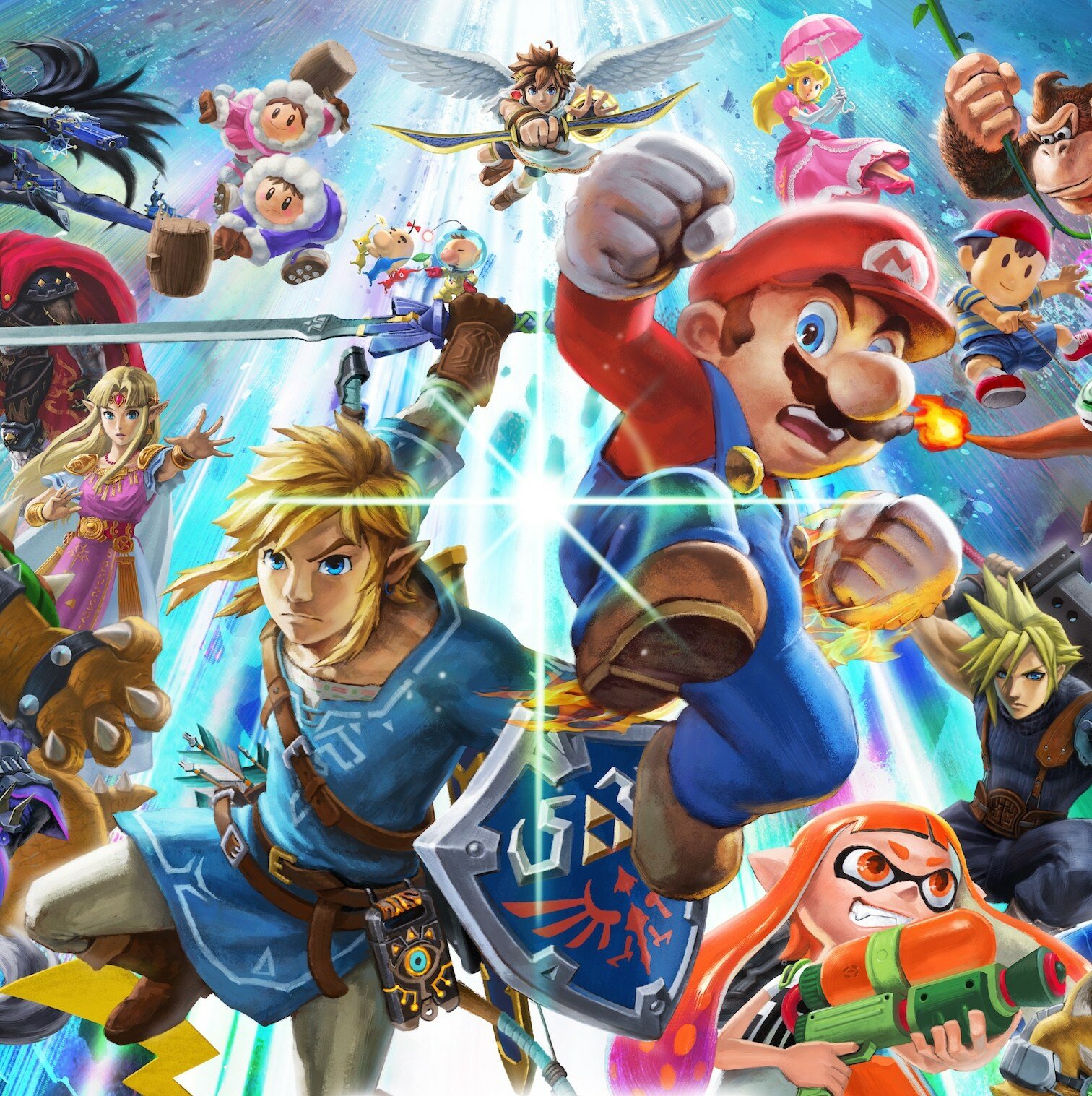 Игра Super Smash Bros. Ultimate (цифровой ключ для nintendo switch США)