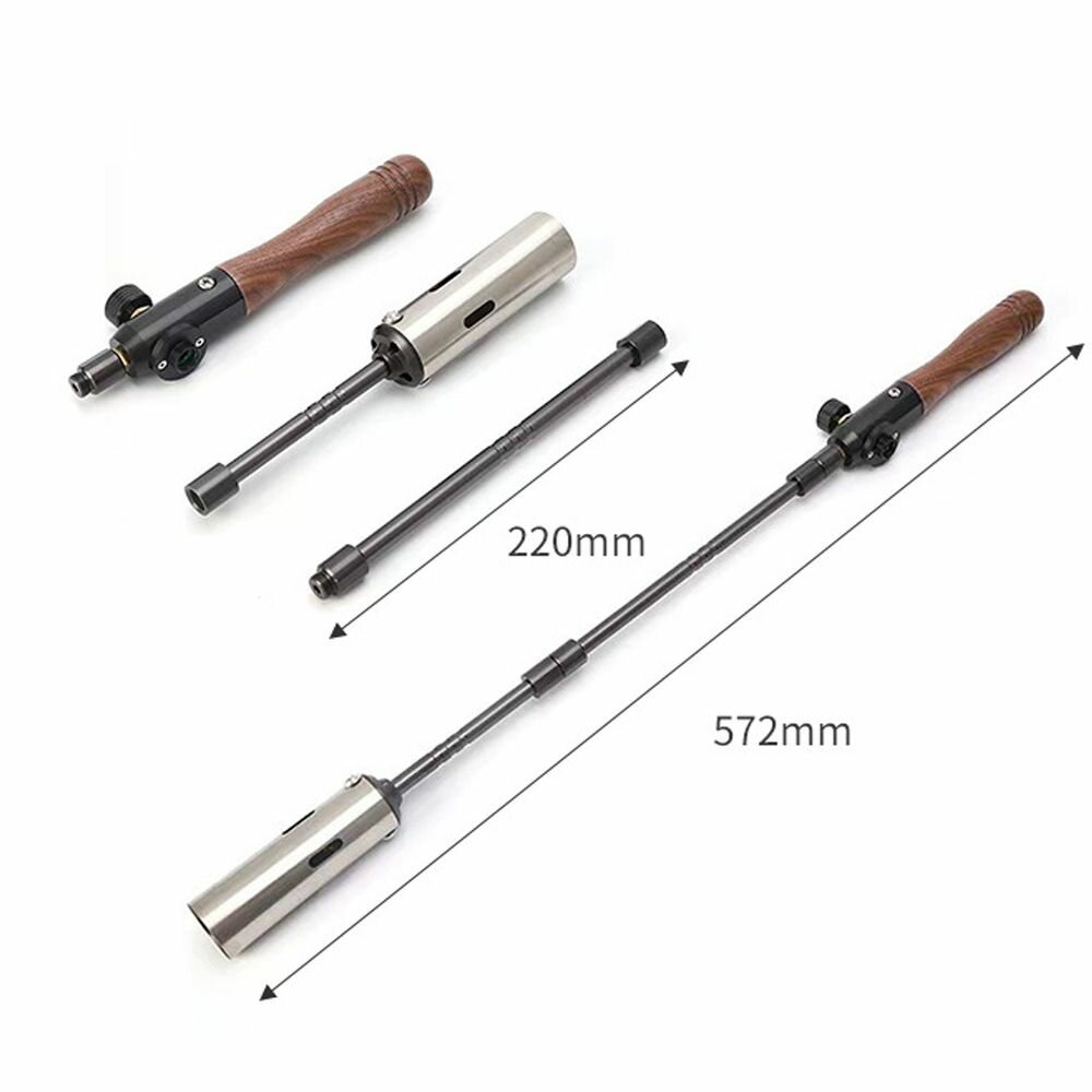 Уличные горелки Сварочная горелка для прополки Огнемет с деревянной ручкой Портативный кемпинговый гриль Паяльная лампа Оборудование для пикника