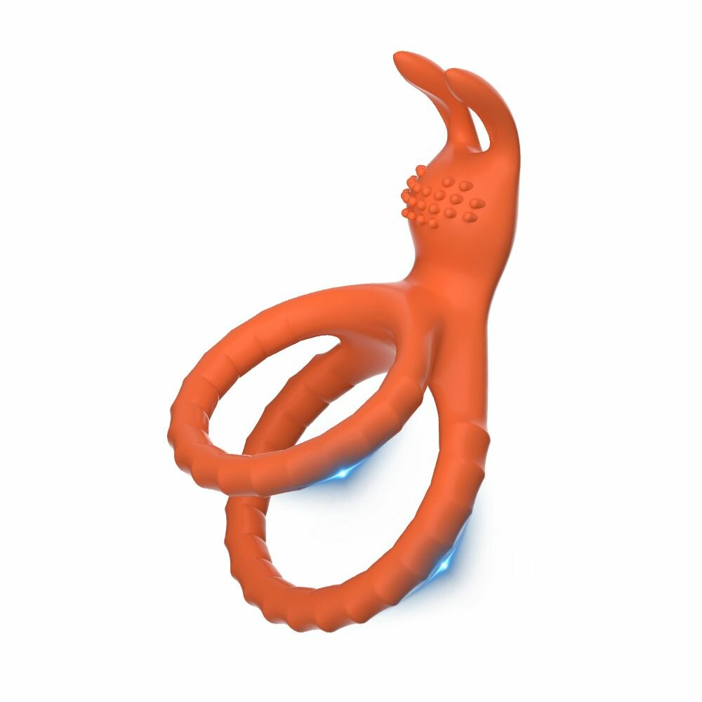 Эрекционное кольцо с двумя на член пенис 18+-