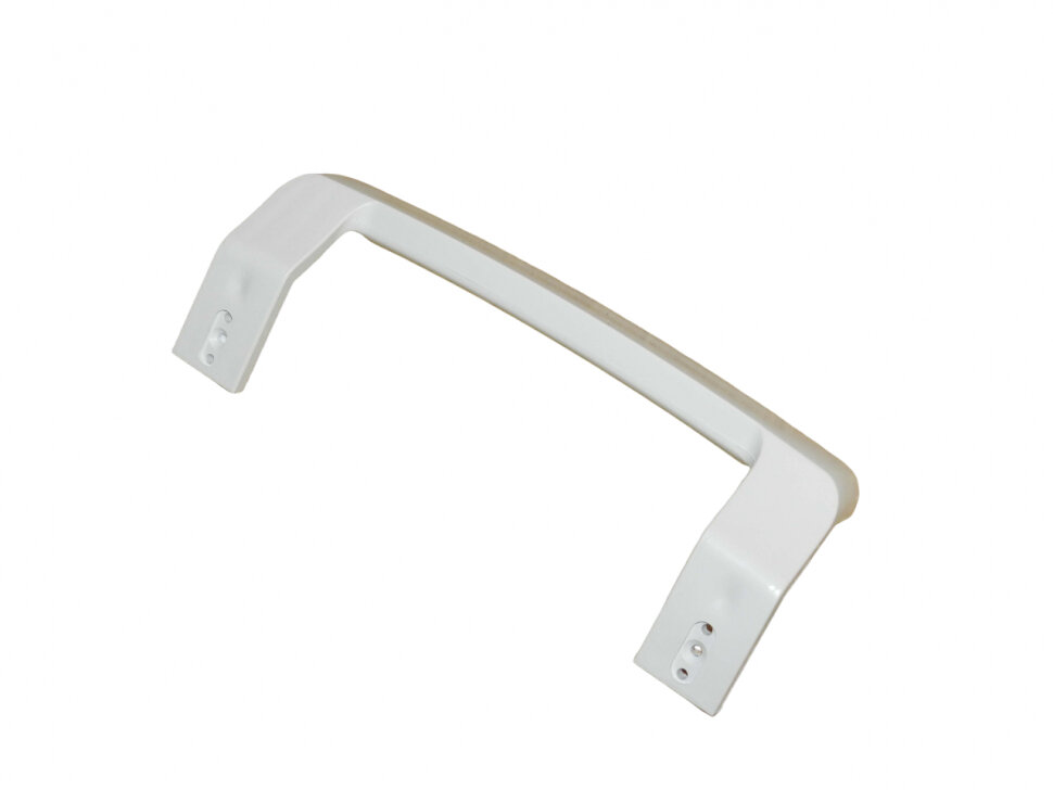 KG0020953 - Ручка двери холодильника L=258мм / l=225мм (белая, с заглушками)