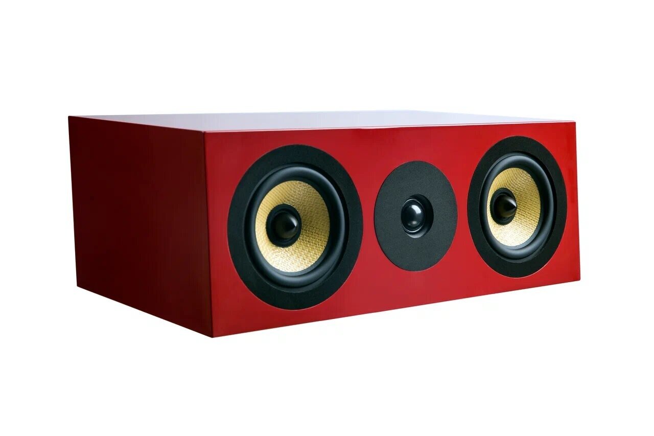 Акустика центрального канала Davis Acoustics Courbet C Red Gloss