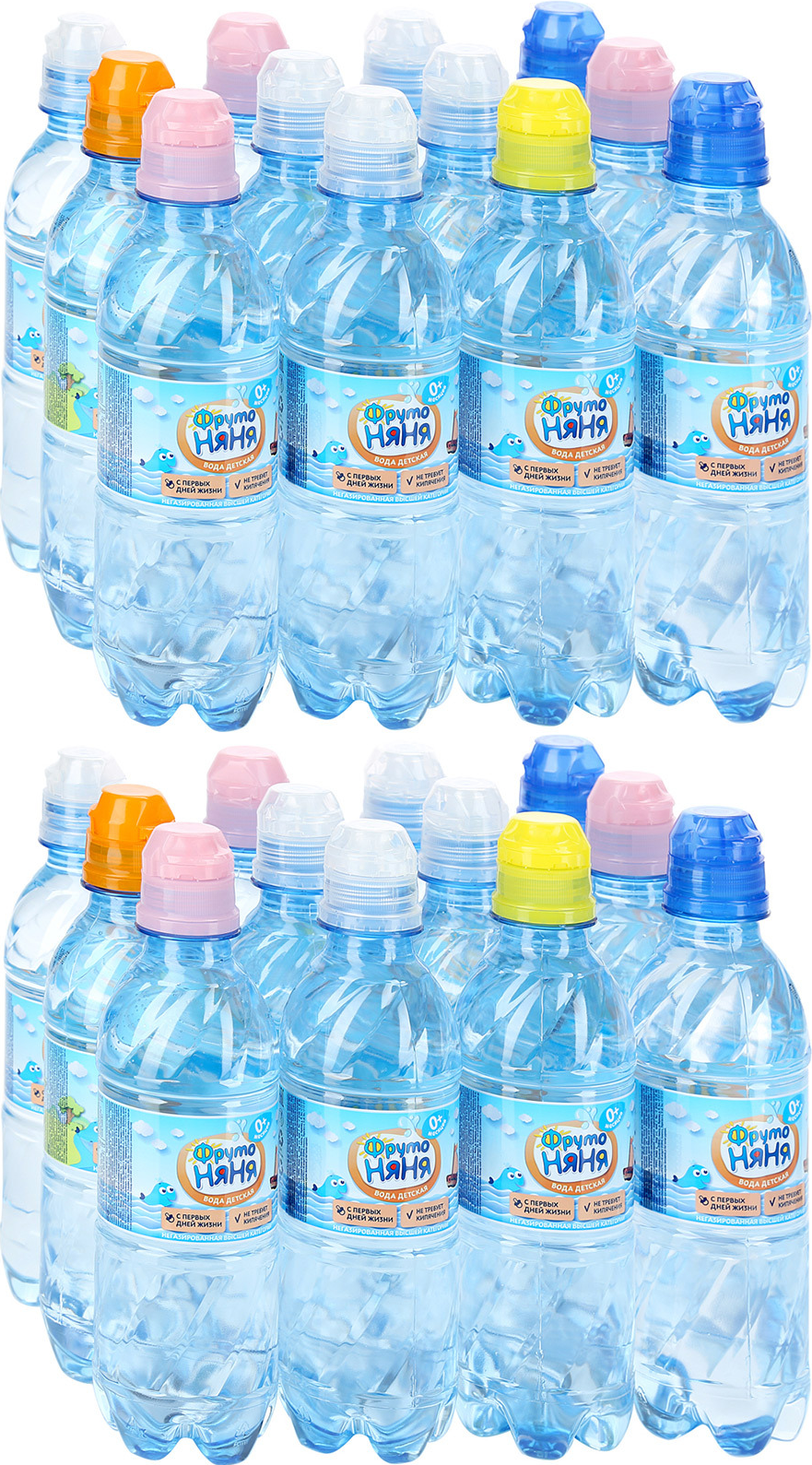 ФрутоНяня 0,33л. Детская вода./12шт. - 2 упаковки ФрутоНяня Вода Россия