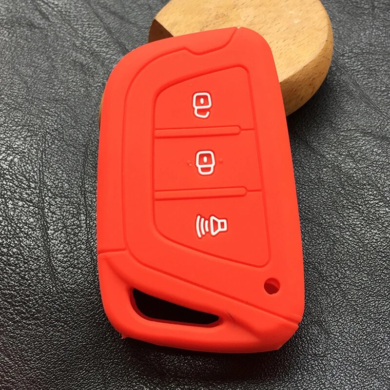 Силиконовый гелевый резиновый чехол для автомобильного ключа чехол для JAC T50 S2 S3 S4 S5 Красный