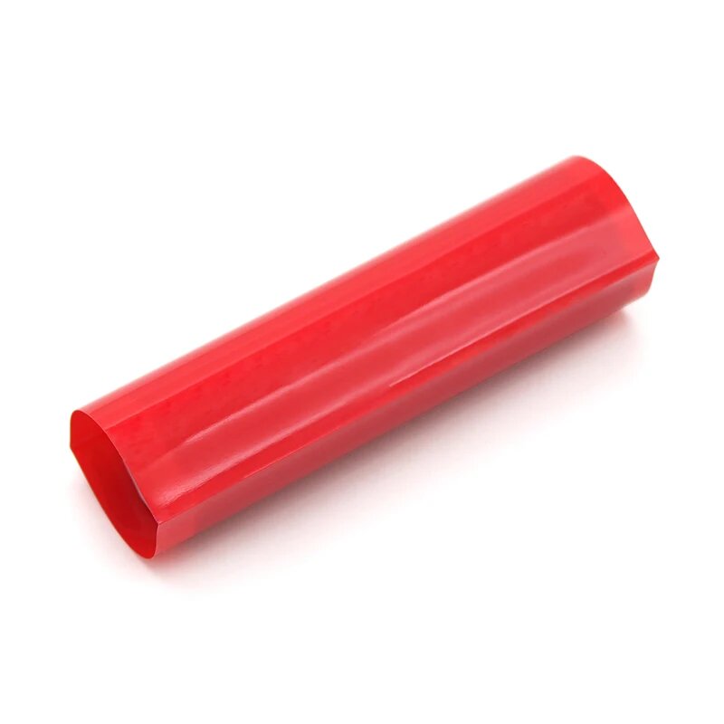 Термоусадочная трубка ПВХ для аккумуляторов AA/AAA/18650/21700/26650 Red, 25 Pcs, 21700