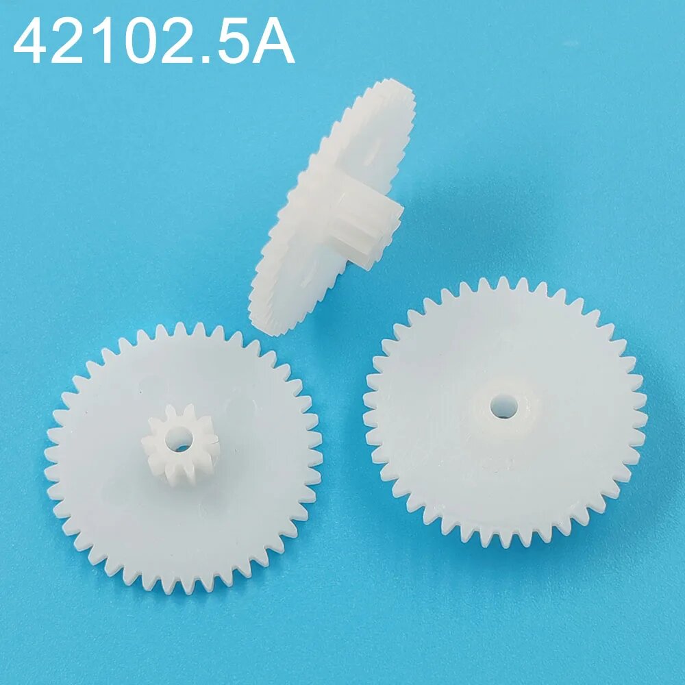 Двухслойные шестерни POM пластик 42+10 зубьев 22 мм