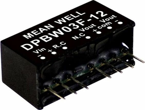 Преобразователь MEAN WELL DPBW03G-05 DC/DC 3Вт Uвх 18-75В Uвых 5ВDC Uвых.2 -5ВDC 1 шт