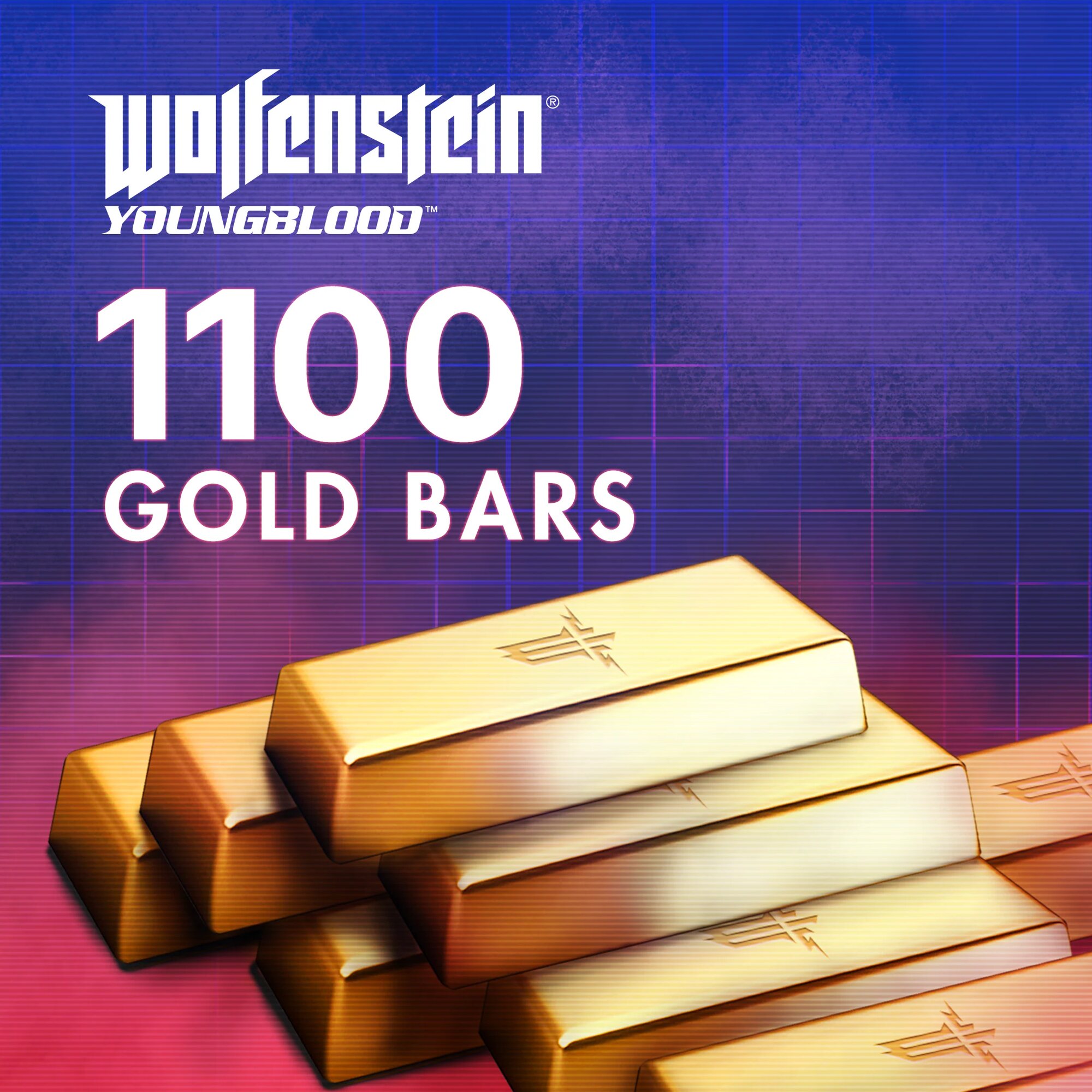 Дополнение Wolfenstein: Youngblood - 1100 Gold Bars, цифровое издание PlayStation 4, регион Турция / код пополнения баланса