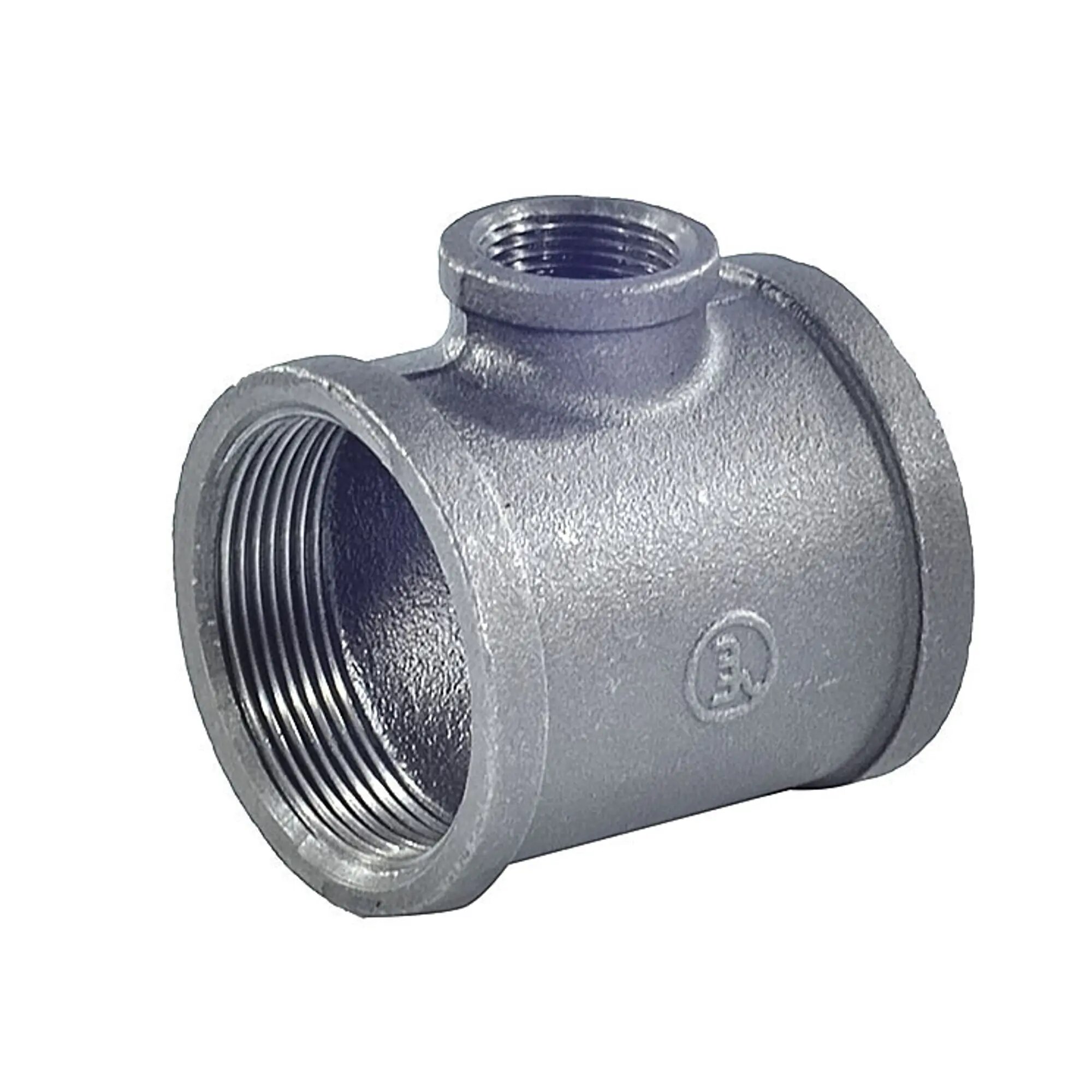 127-3511 Тройник переходной чугун ВР 3/4x1/2x3/4, соединение труб резьба внутренняя