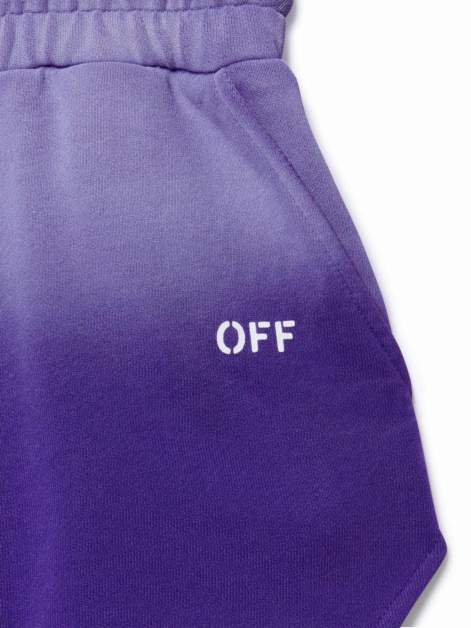Шорты Off-White Off, размер 8 лет, фиолетовый — фото 1