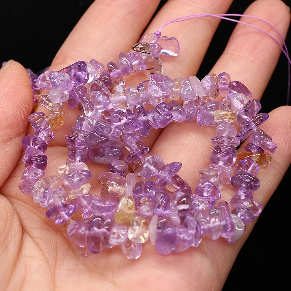 Бусины из флюорита натуральные, 3x5-4x6 мм