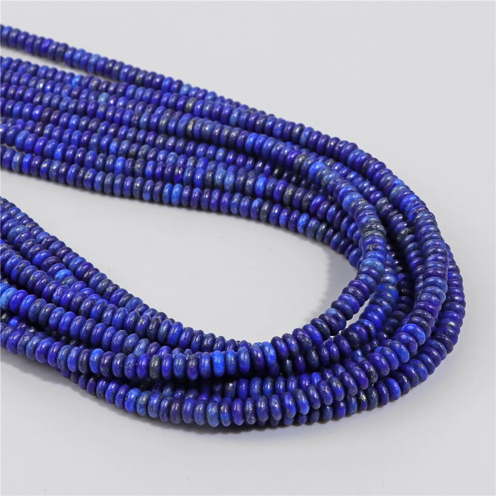 Бусины Lapis Lazuli 2x4 мм, фиолетовый, 15 дюймов