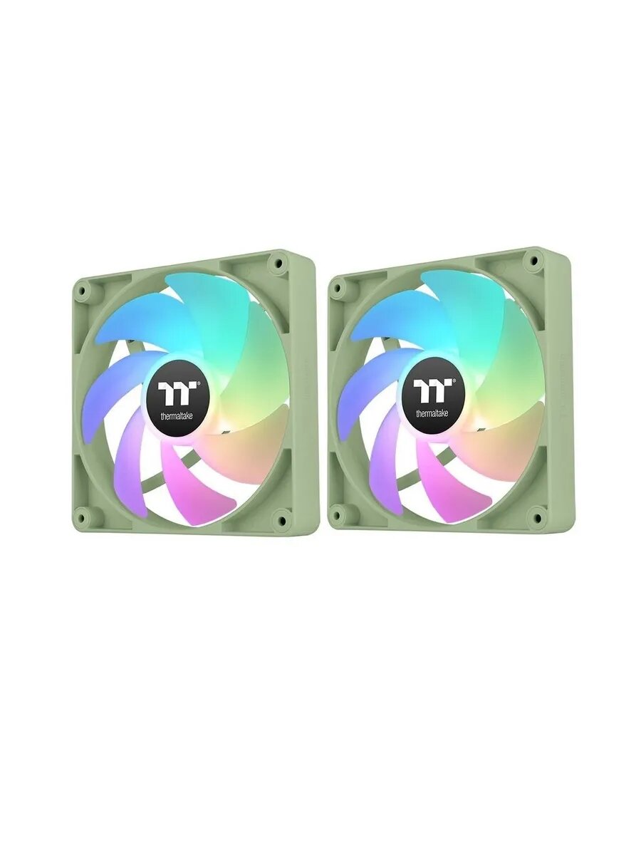 Кулер Thermaltake CT140 Sync Matcha ARGB зеленый 4-pin 30.5dB Ret