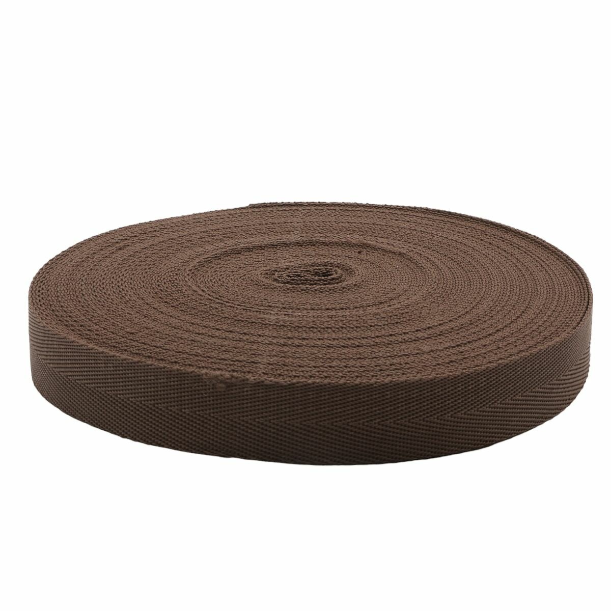 С3074Г17 Стропа-25 рис.9356 25мм*25м, 15,1 г/м (21 коричневый)