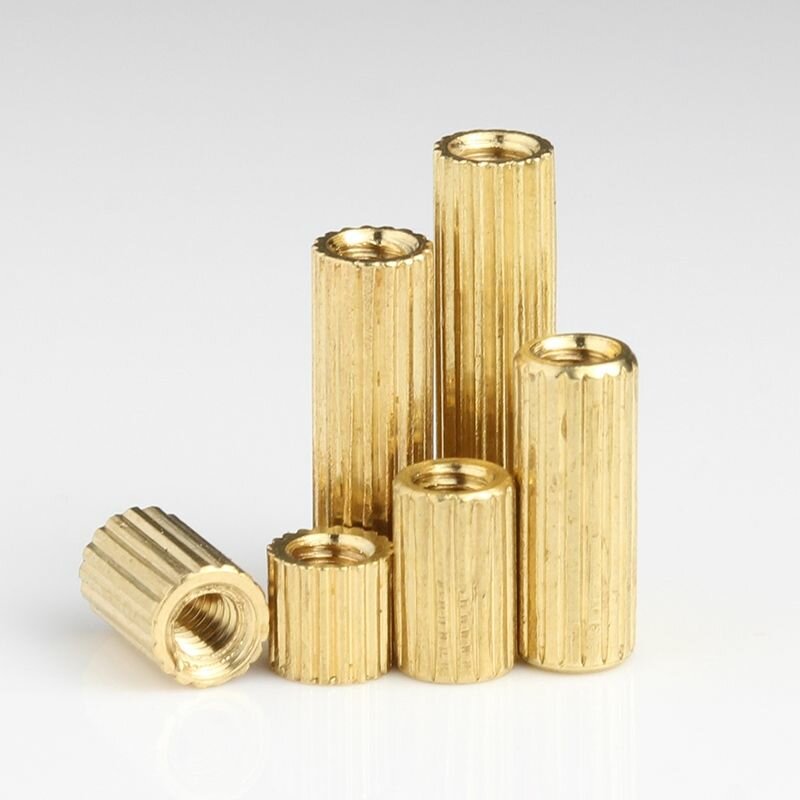 M2x15 Латунные круглые вставки 5 шт