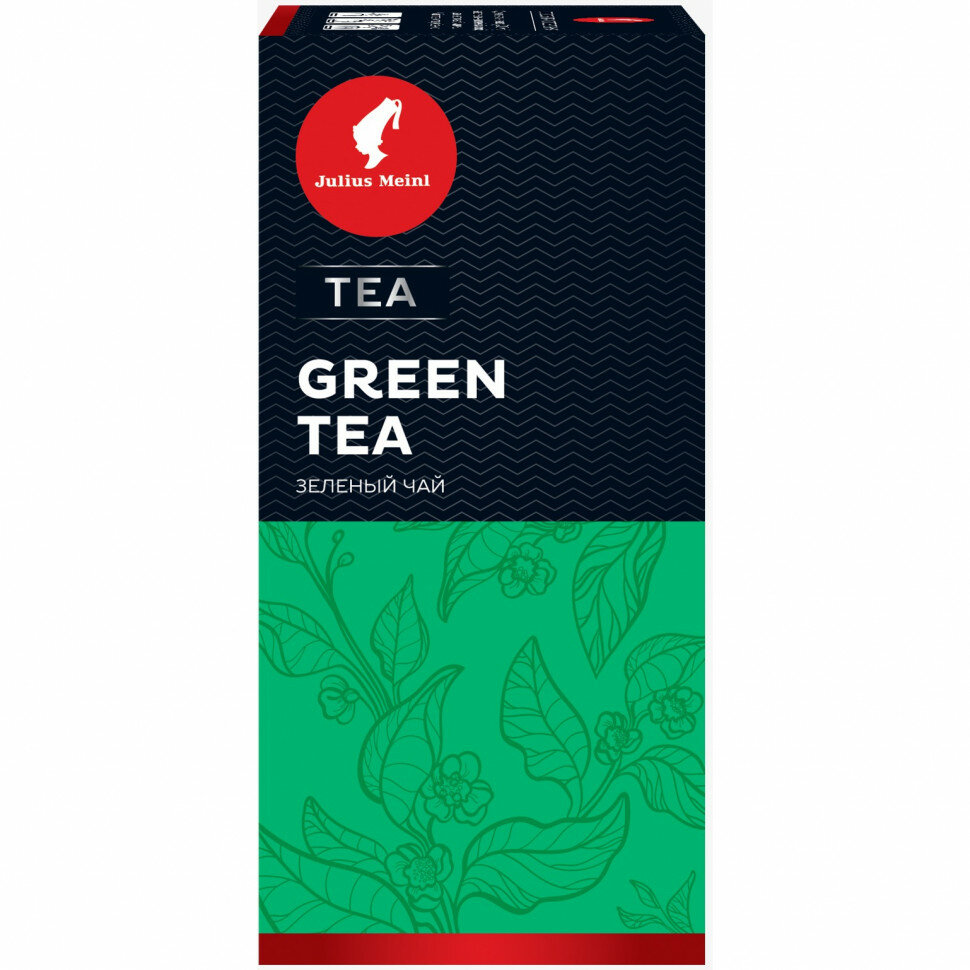 Чайный напиток Julius Meinl "Зеленый чай", 25 пакетиков, картонная упаковка