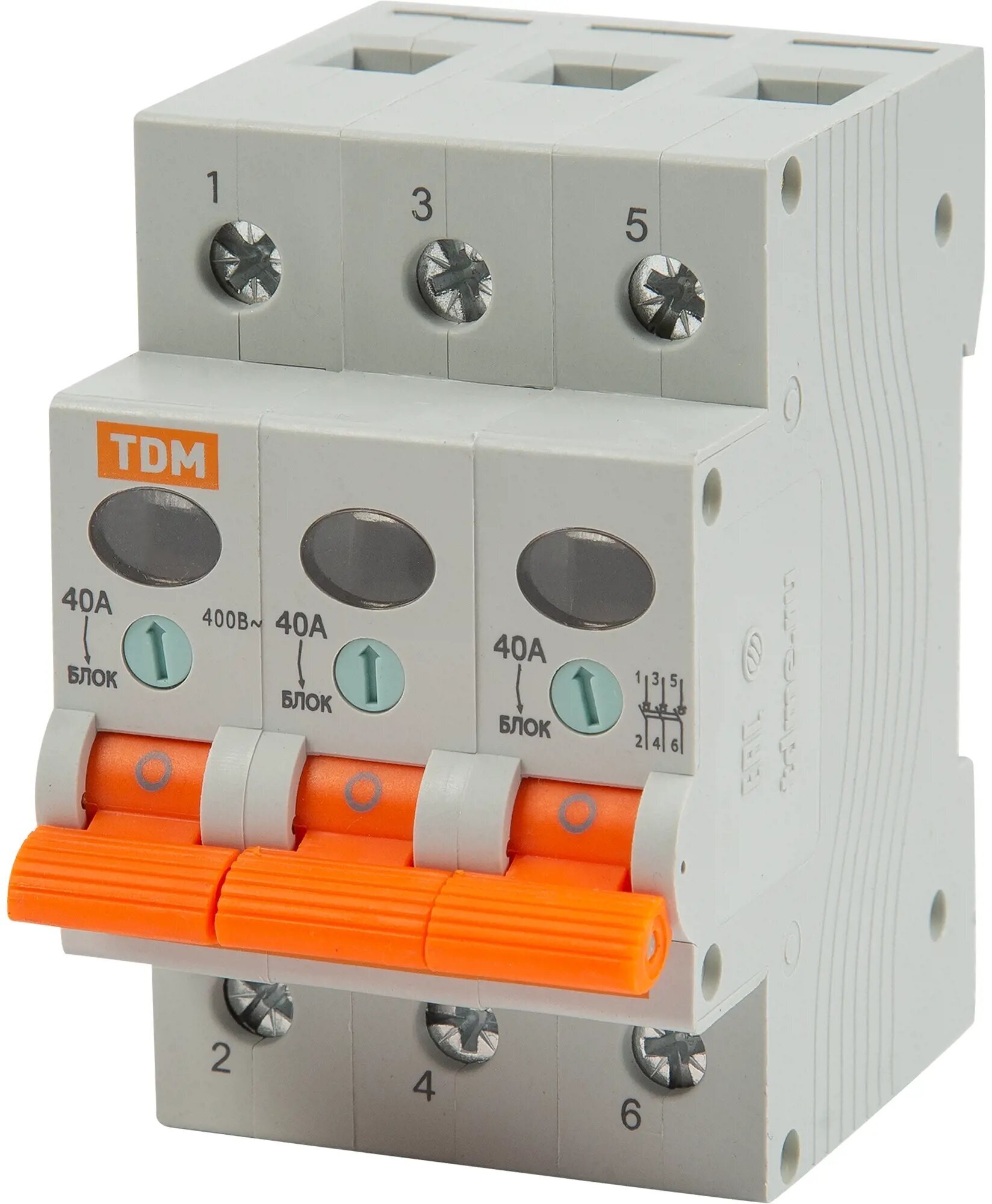 Выключатель нагрузки TDM Electric ВН-32 3P 40 А