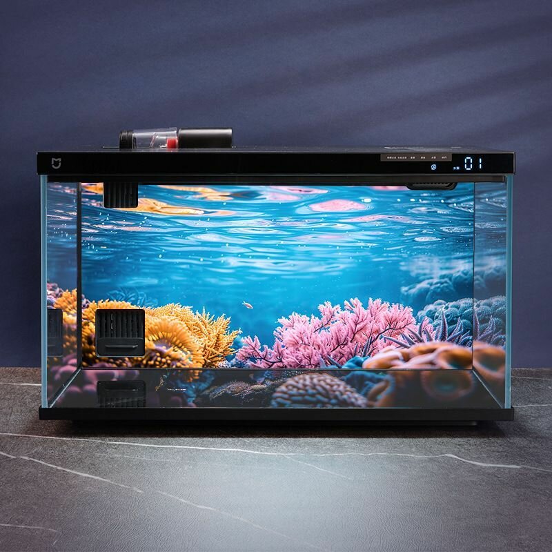 Xiaomi аквариум HD стерео обои, аквариум наклейки картины декорации ландшафта